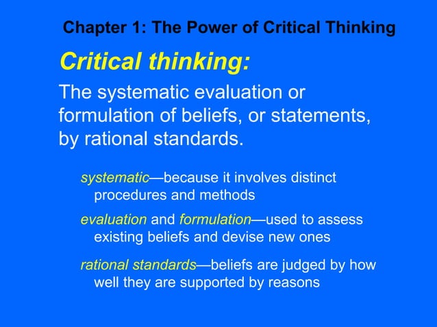 introduction to critical thinking.ppt