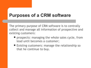 Introduction to crm seven | PPT