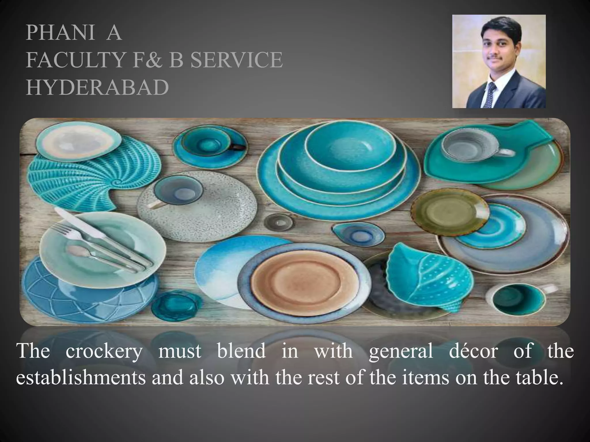 Introduction to crockery hm | PPTX