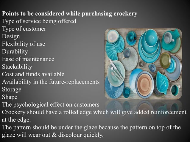 Introduction to crockery hm | PPTX