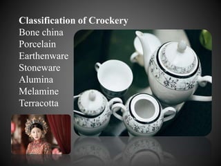 Introduction to crockery hm | PPTX