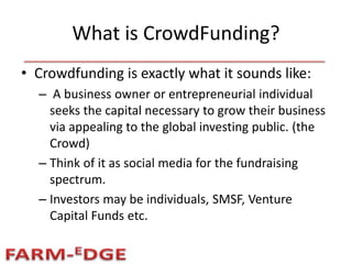 Introduction to crowdfunding platforms | PPTX | Business Loans ...