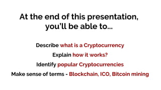 Introduction to Cryptocurrencies | PPT