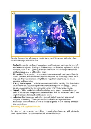 Introduction to Cryptocurrency and Blockchain Technology | Business ...