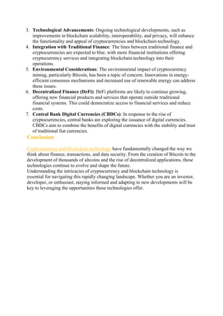 Introduction to Cryptocurrency and Blockchain Technology | Business ...