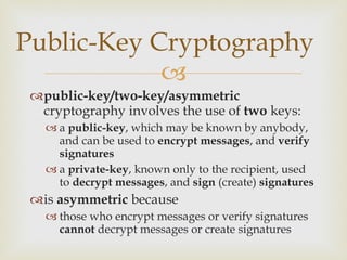 Introduction to cryptography | PPT