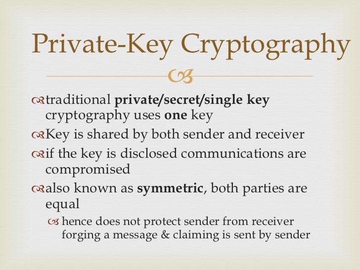 Introduction to cryptography