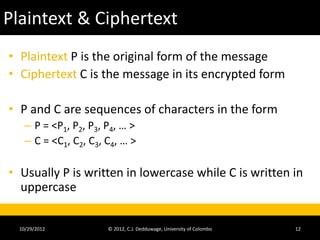 Introduction to cryptography | PDF | Information and Network Security ...