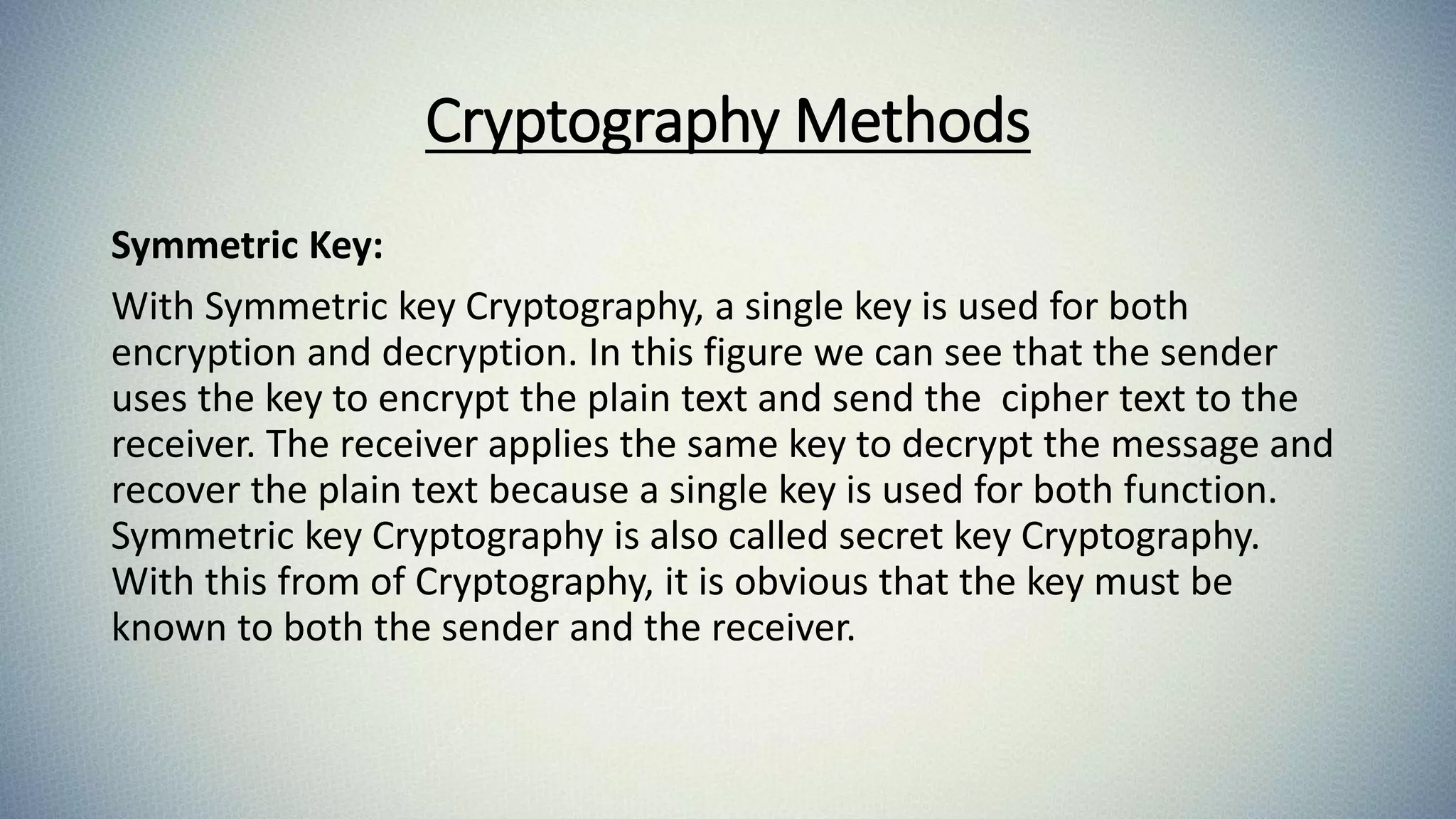 Introduction to Cryptography | PPTX