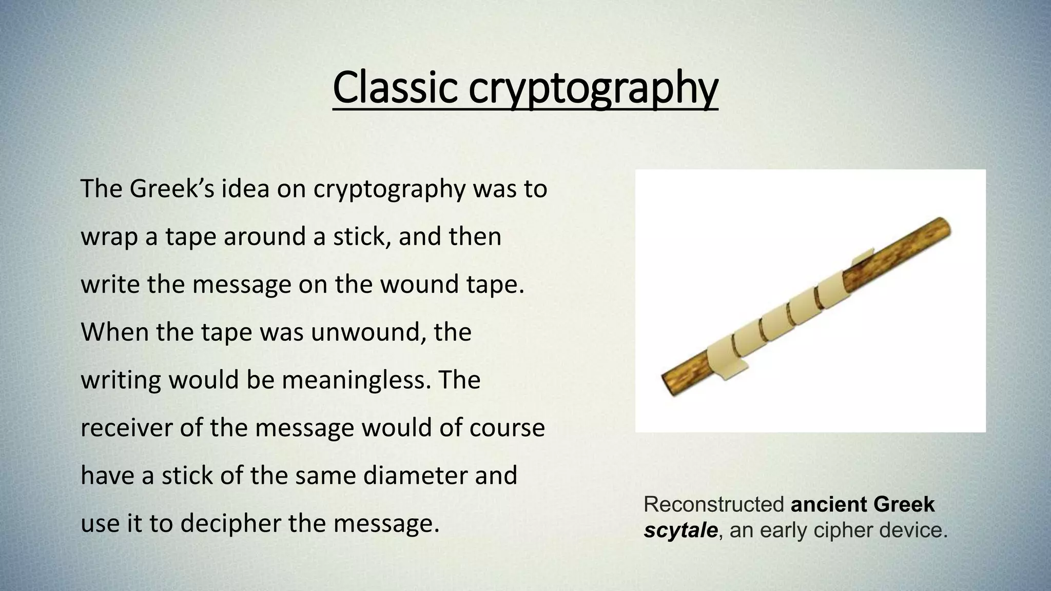 Introduction to Cryptography | PPTX