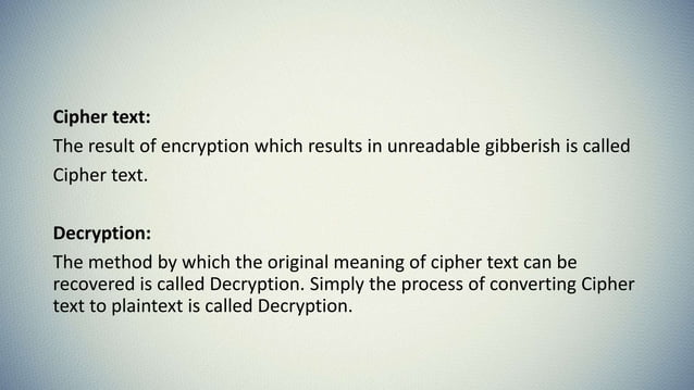 Introduction to Cryptography | PPTX