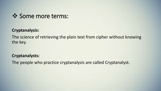 Introduction to Cryptography | PPTX