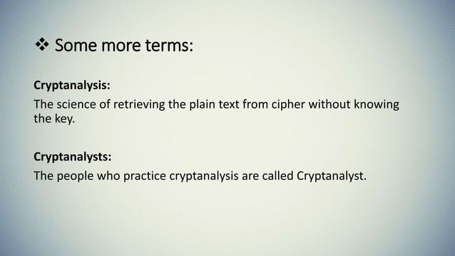Introduction to Cryptography | PPTX