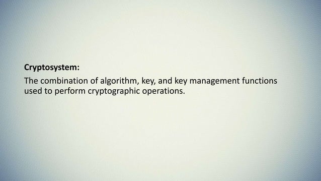 Introduction to Cryptography | PPTX