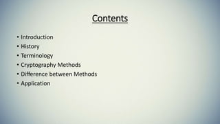 Introduction to Cryptography | PPTX