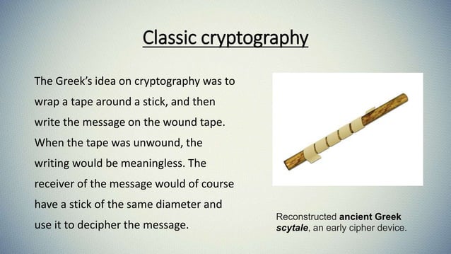 Introduction to Cryptography | PPTX