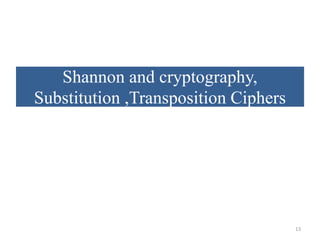 Introduction to cryptography part2-final | PPTX