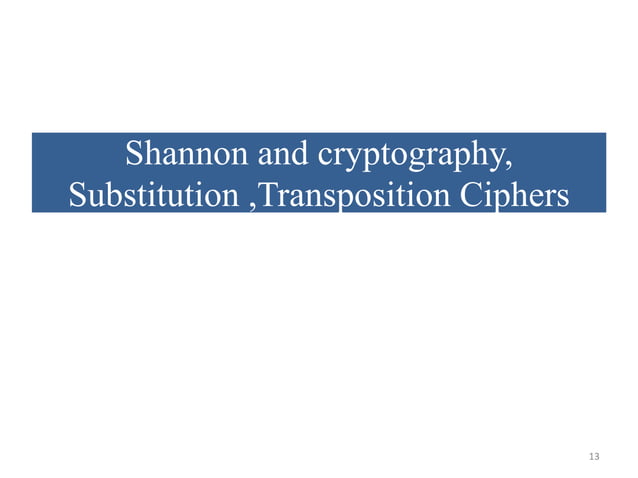Introduction to cryptography part2-final | PPTX | Computer Networking ...