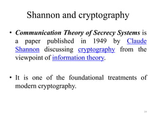 Introduction to cryptography part2-final | PPTX