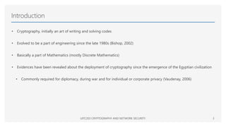 Introduction to Cryptography | PPTX