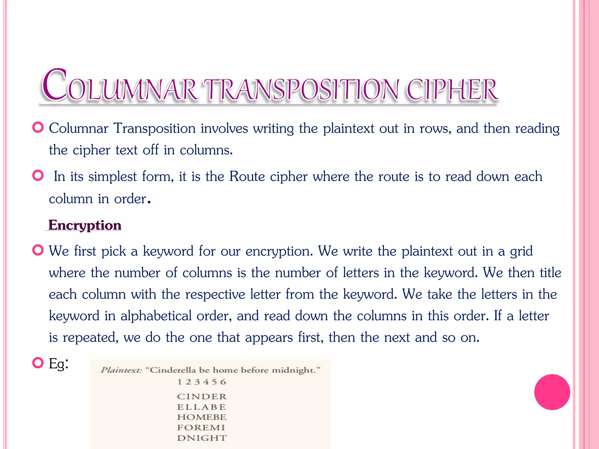 Introduction to cryptography and types of ciphers | PPTX