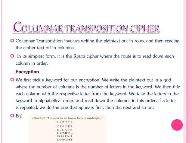 Introduction to cryptography and types of ciphers | PPTX | Programming ...