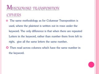 Introduction to cryptography and types of ciphers | PPTX