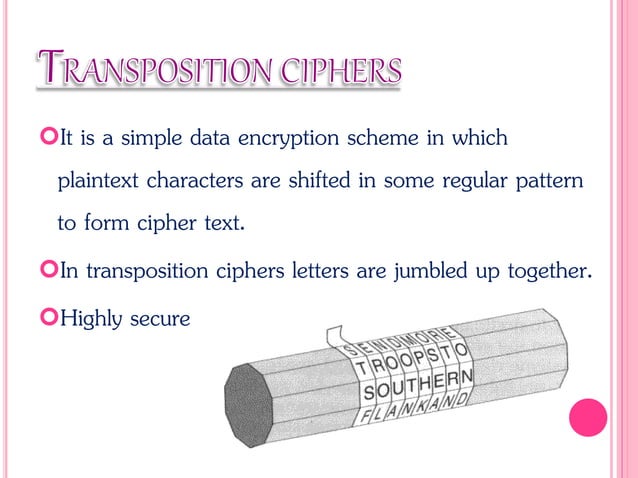 Introduction to cryptography and types of ciphers | PPT