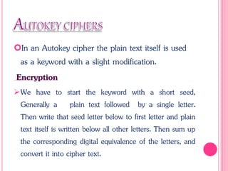 Introduction to cryptography and types of ciphers | PPTX