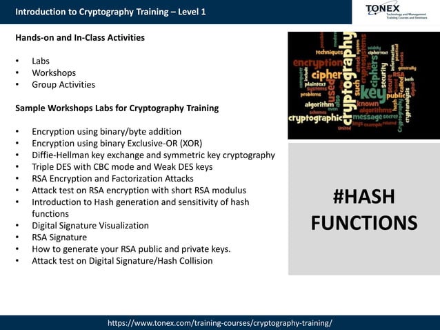 Introduction to Cryptography Training – Level 1 | PPT