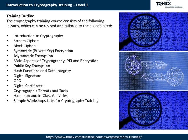 Introduction to Cryptography Training – Level 1 | PPTX