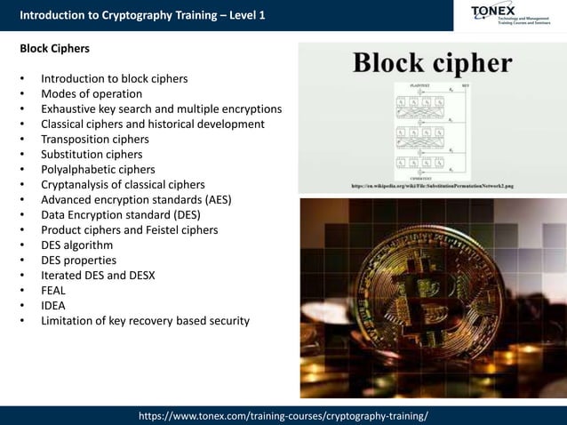 Introduction to Cryptography Training – Level 1 | PPTX
