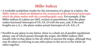 Introduction to crystallography and x ray diffraction theory | PPT