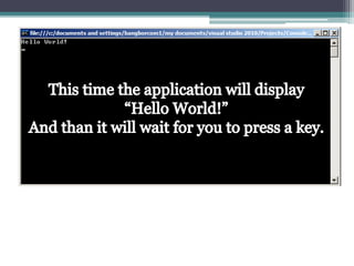 Introduction to c sharp | PPTX | Programming Languages | Computing