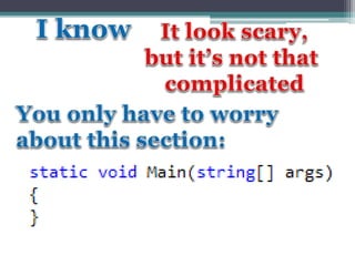 Introduction to c sharp | PPTX | Programming Languages | Computing
