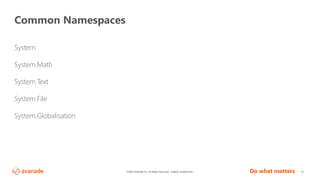 Introduction to C# | PPTX | Programming Languages | Computing