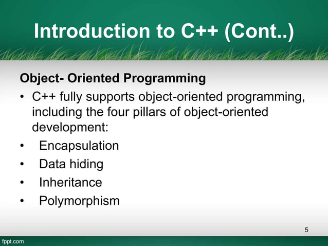Introduction to C Language (By: Shujaat Abbas) | PPT