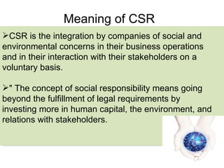 Introduction to csr | PPT