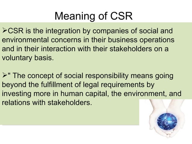 Introduction to csr | PPT