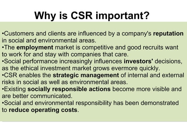 Introduction to csr | PPT