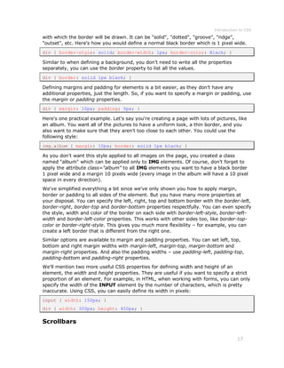 Introduction to css | PDF | Web Development | Internet