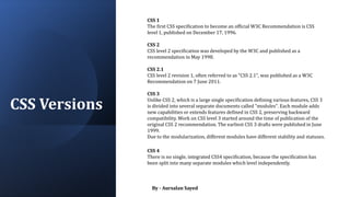 Introduction to CSS | PPT