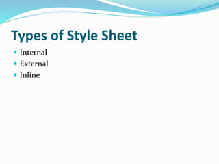 Introduction to CSS Class - 1 | PPT