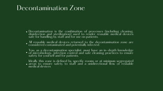 Introduction to CSSD, Decontamination is an entry-level program for new ...