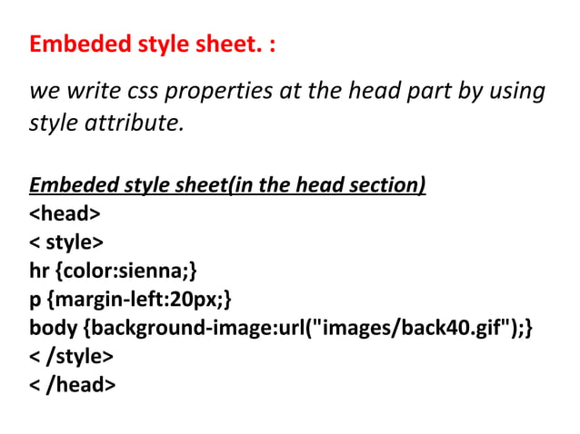Introduction To Css And Its Attributes With Syntax Odp Web Design And