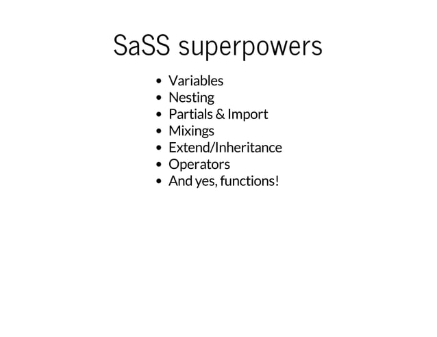 Introduction To Css Preprocessors Ppt