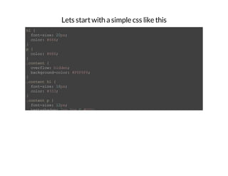 Introduction to CSS Preprocessors | PPT