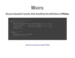 Introduction to CSS Preprocessors | PPT