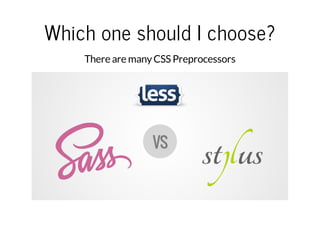 Introduction to CSS Preprocessors | PPT