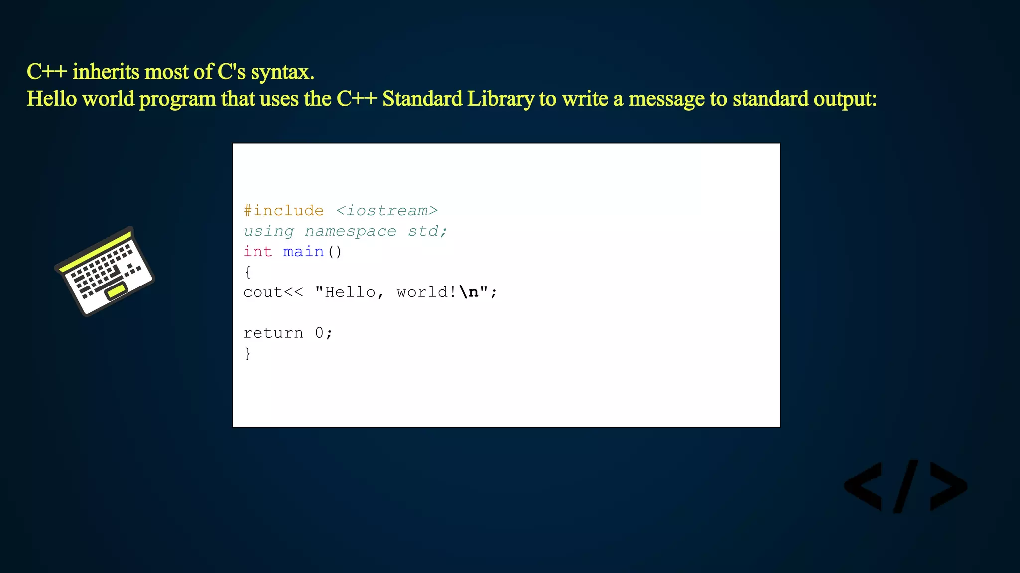 Introduction To C Standard Library Class Template Vector Pptx